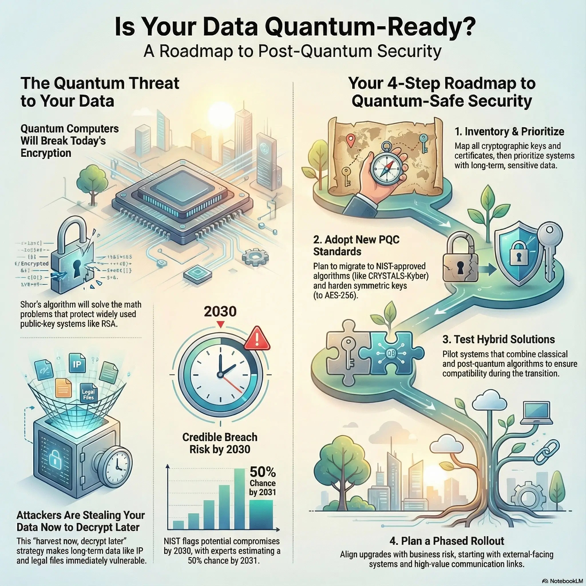 Quantum-Safe Encryption: Preparing Business Data Security for the Next Era
